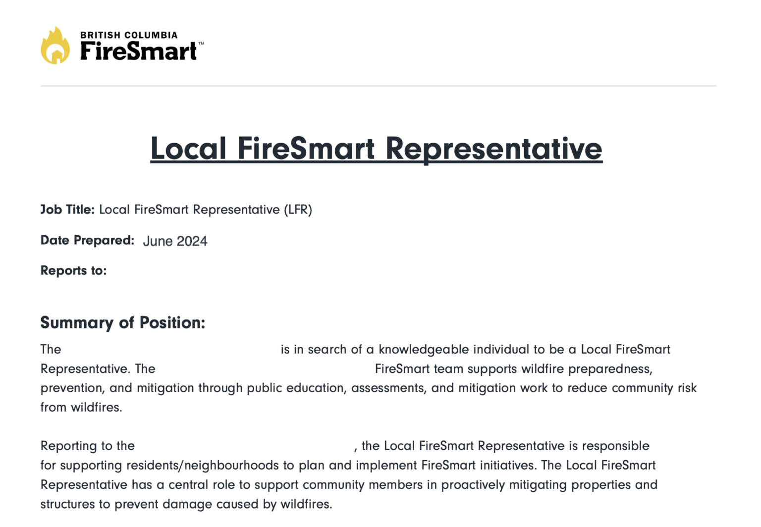 Funding Resources | FireSmart BC